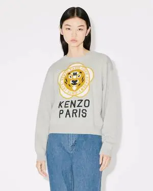 Kenzo Tiger Academy Embroidered Wool Blend Jumper