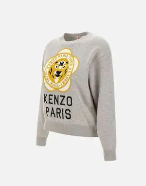 Kenzo Tiger Academy Embroidered Wool Blend Jumper