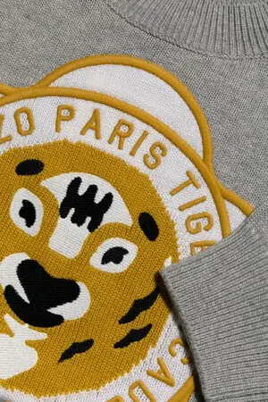 Kenzo Tiger Academy Embroidered Wool Blend Jumper