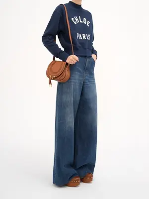 Chloé Small Marcie Cross Body Bag - Tan