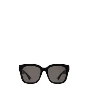 Square-frame sunglasses with logo