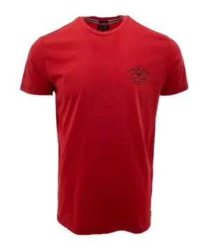 Emporio Armani Item O-neck Short-sleeved T-shirt - Red