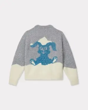 Kenzo Mixed Wool Tinsel Cardigan