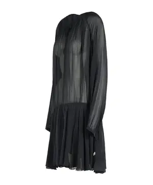 Isabel Marant Étoile Pleated Drawstring Mini Dress