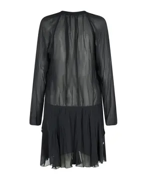 Isabel Marant Étoile Pleated Drawstring Mini Dress