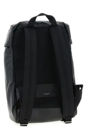 Saint Laurent Logo Buckle Backpack