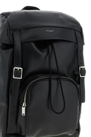 Saint Laurent Logo Buckle Backpack