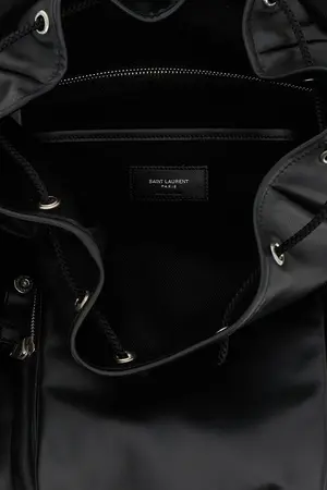 Saint Laurent Logo Buckle Backpack