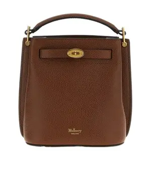 Mulberry Leather Satchel Bag With Postman's Lock