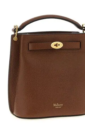 Mulberry Leather Satchel Bag With Postman's Lock