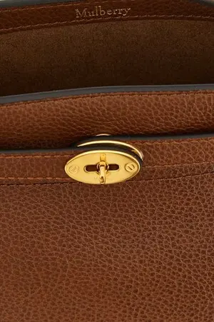 Mulberry Leather Satchel Bag With Postman's Lock