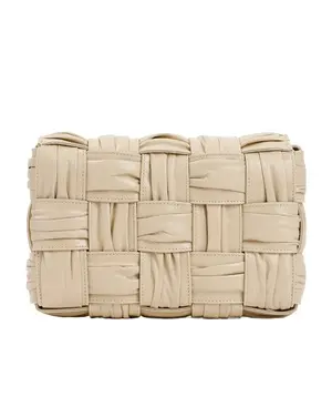 Bottega Veneta Cassette Crossbody Bag - Oat