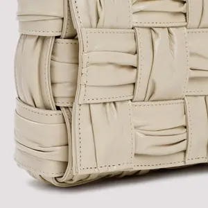 Bottega Veneta Cassette Crossbody Bag - Oat