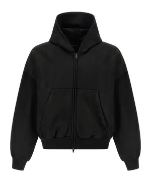 Balenciaga Long-sleeved Zip-up Hoodie