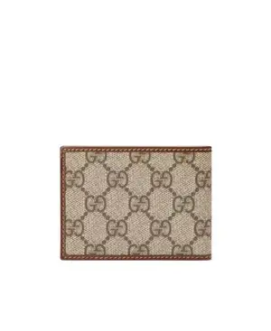 Gucci Printed Logo Folded Wallet