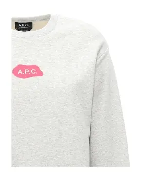 A.p.c. Logo Printed Crewneck Sweatshirt