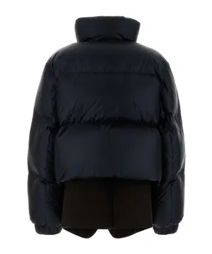 Sacai High-neck Padded Jacket - Black