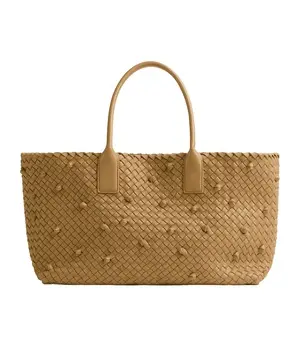 Bottega Veneta Medium Cabat Handbag - Dark Walnut