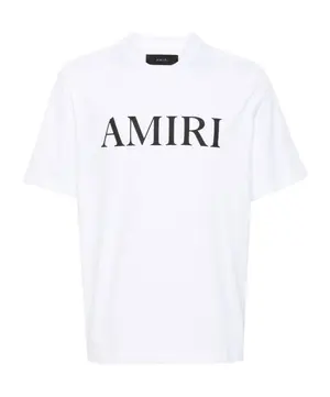 Amiri Logo Printed Crewneck T-shirt
