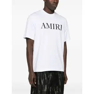 Amiri Logo Printed Crewneck T-shirt