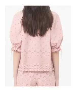 Valentino Garavani Puff-sleeved Blouse With Ruffled Details