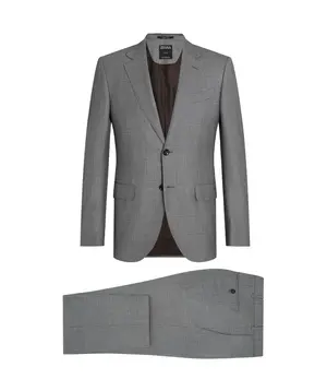 Zegna Single-breasted Centoventimila Suit - Grey