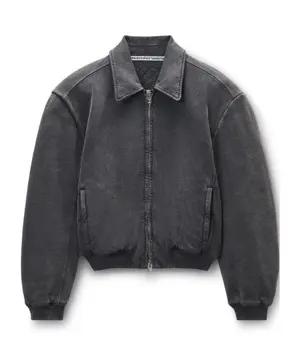 Alexander Wang Oversized Zip-up Moto Jacket