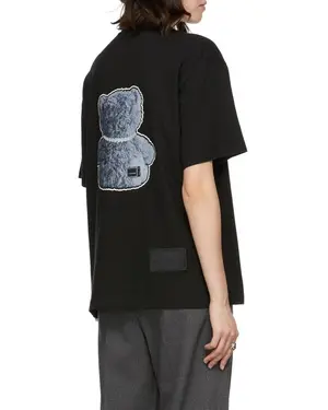 We11Done Teddy Bear-print Cotton T-shirt
