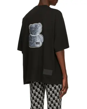 We11Done Teddy Bear-print Cotton T-shirt