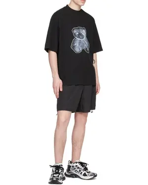 We11Done Teddy Bear-print Cotton T-shirt