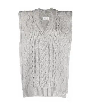 MAISON MARGIELA Cable-knitted Vest
