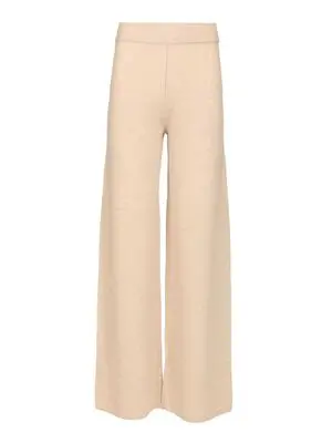 Max Mara Mortiz Knitted Wide-leg Trousers