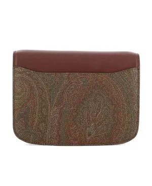 Etro Essential Jacquard Crossbody Bag - Red