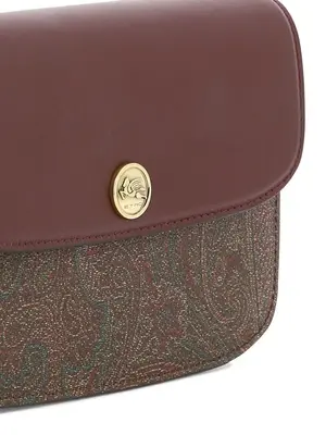 Etro Essential Jacquard Crossbody Bag - Red