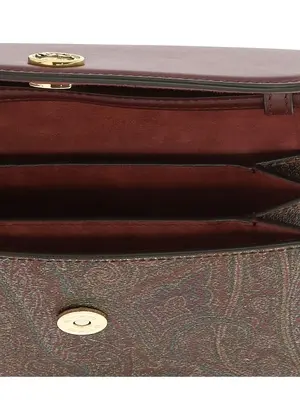 Etro Essential Jacquard Crossbody Bag - Red