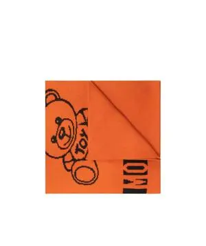 Moschino Logo Scarf - Orange