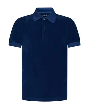 TOM FORD Towelling Short-sleeved Slim-fit Polo Shirt