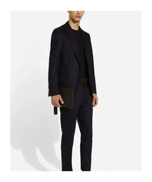 Dolce & Gabbana Pinstriped Taormina-fit Jacket - Blue