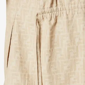 Fendi Ff Chambray Mini Dress