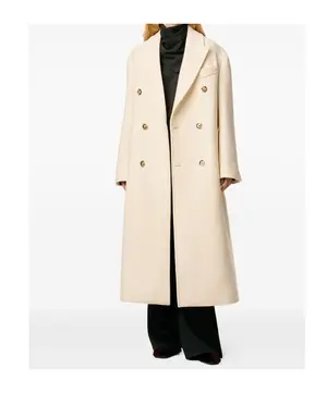 Ami Double Breasted Long Coat