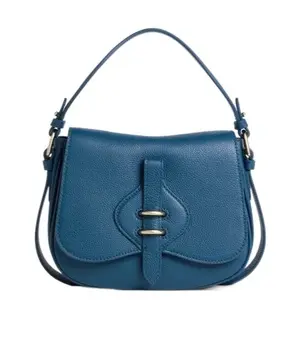 COCCINELLE Small Mavery Buckle Shoulder Bag - Deep Blue