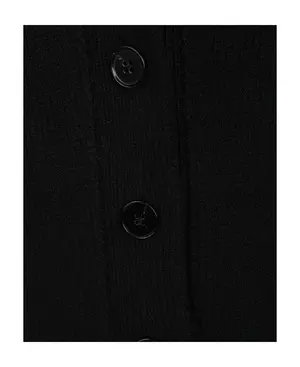 JIL SANDER V-neck Knitted Cardigan - Black