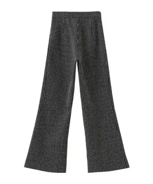Marissa Chiara Wide-leg Textured Trousers
