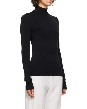 Givenchy Digged And Cut Stretch Knitted Pullover