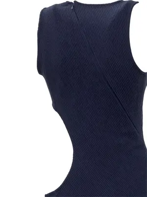 Off-White Sleeveless Cut-out Dress