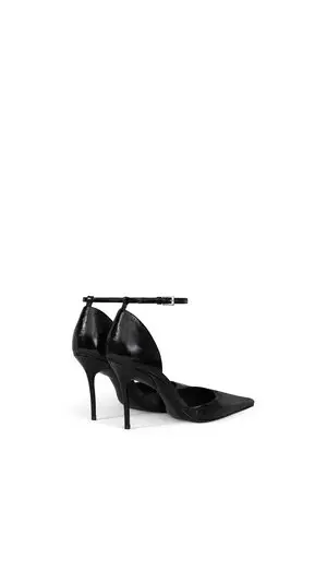Alaïa Drop Pumps With Stiletto Heel And Ankle Strap - Black