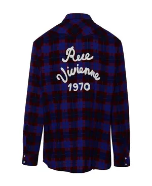 Kenzo Long Sleeved Checked Shirt