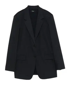 Theory Single-breasted Tailored Blazer With Flap Pockets