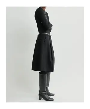 TOTEME Pleated Midi Skirt