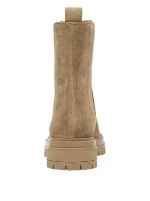 GIANVITO ROSSI Chester Round Toe Ankle Boots - Brown